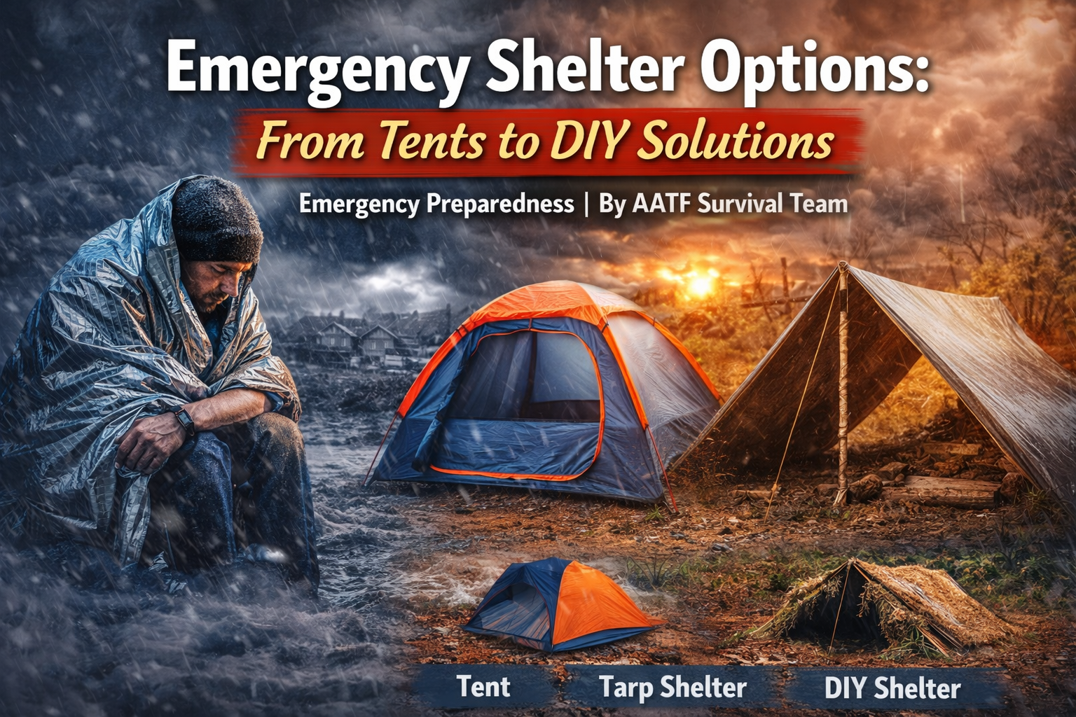 Emergency Shelter Options for Severe Weather Events - AATF SURVIVAL GUIDE