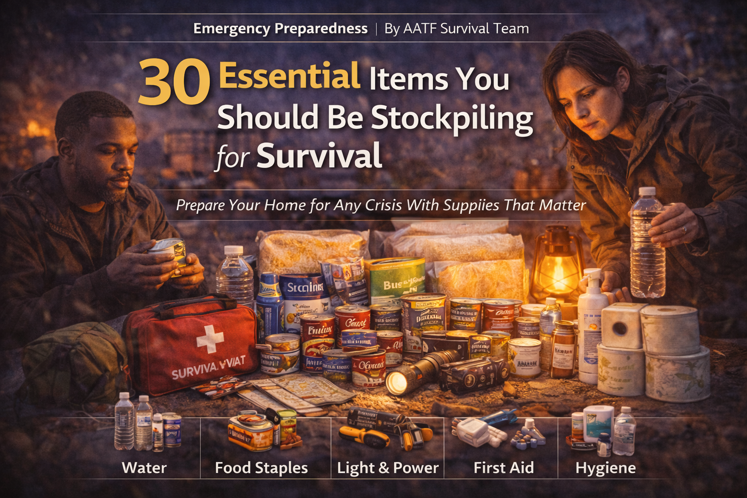 Essential Items You Should Be Stockpiling to Stay Prepared - AATF ...