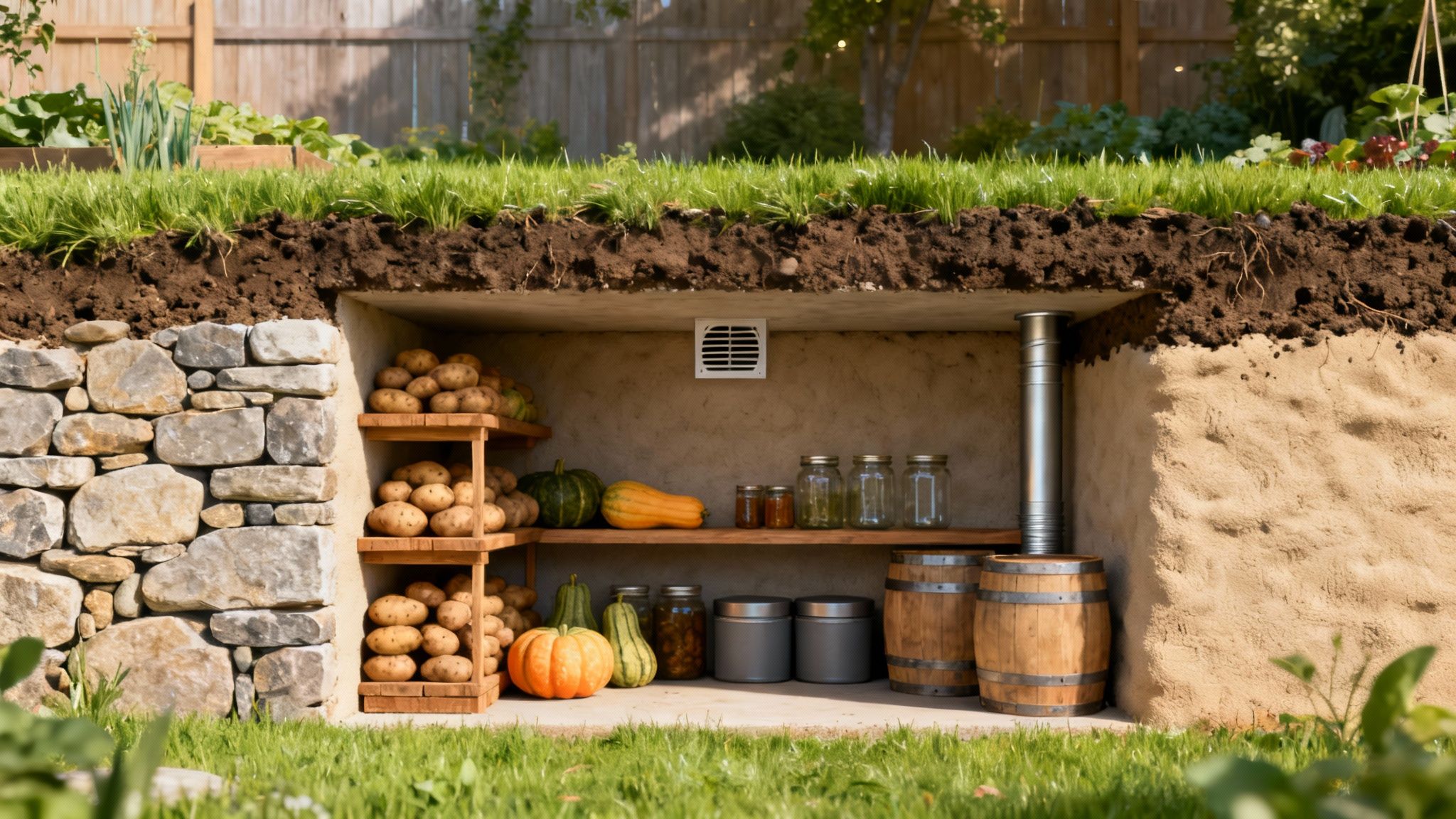 The Modern Guide to Underground Food Storage